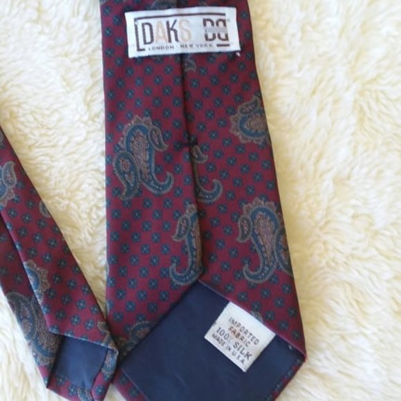 DAK'S London NY | Accessories | Mens Tie Silk Paisley Tie Daks London ...